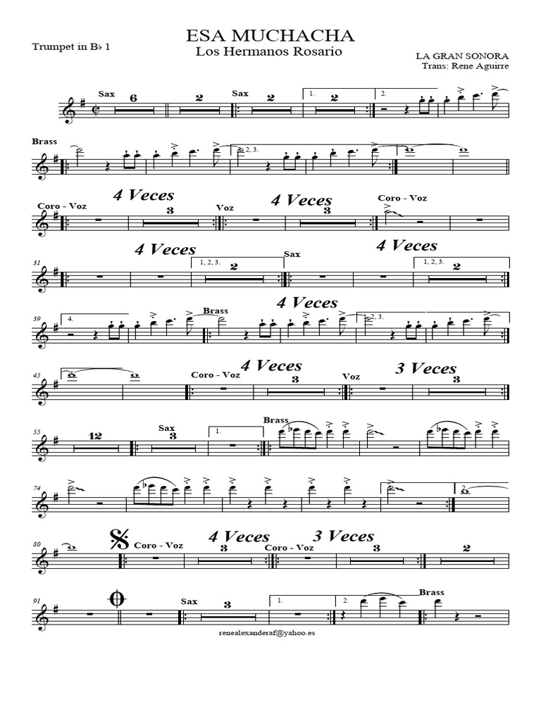 Hmnos Rosario - Esa Muchacha | PDF