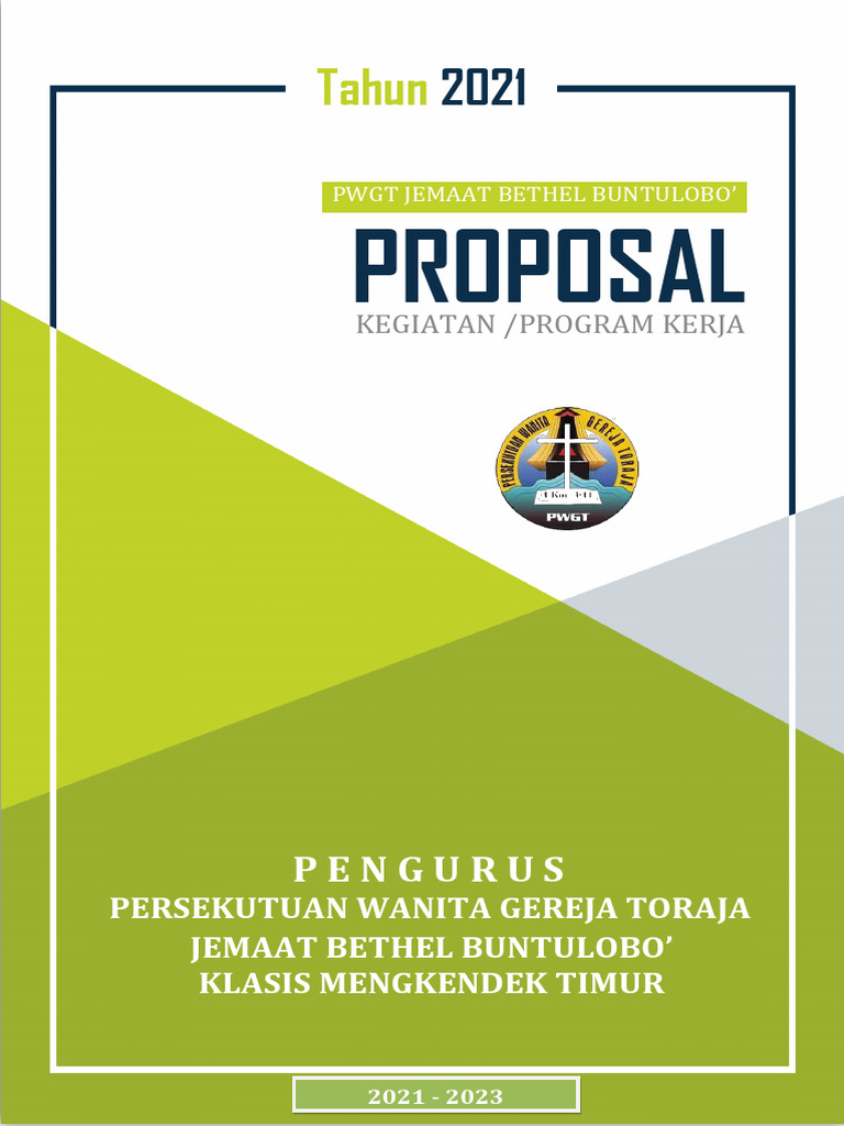 Proposal Kegiatan Proker PWGT JBTL | PDF