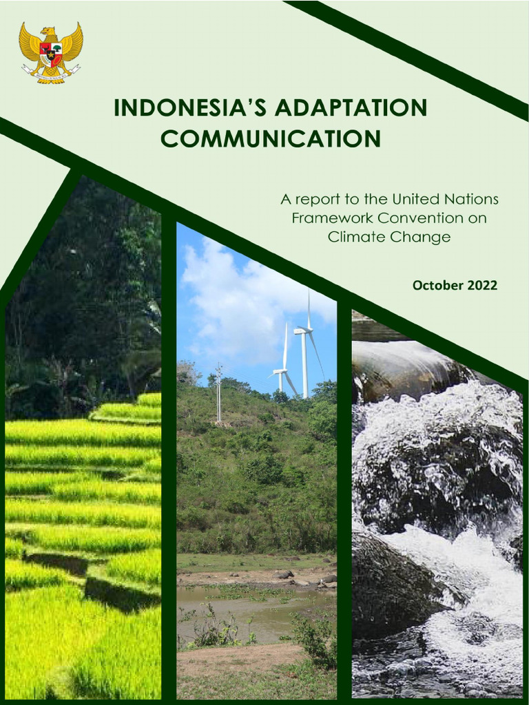 Indonesia Adaptation Communication | PDF | Climate Change | Extreme Weather