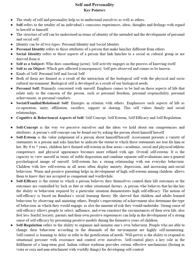 Key Pointers | PDF