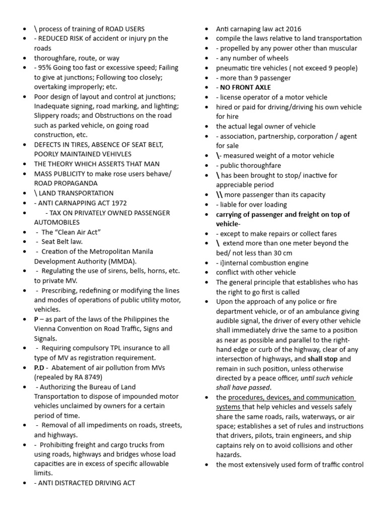 Traffic Safety Education | PDF | Traffic Collision | Road