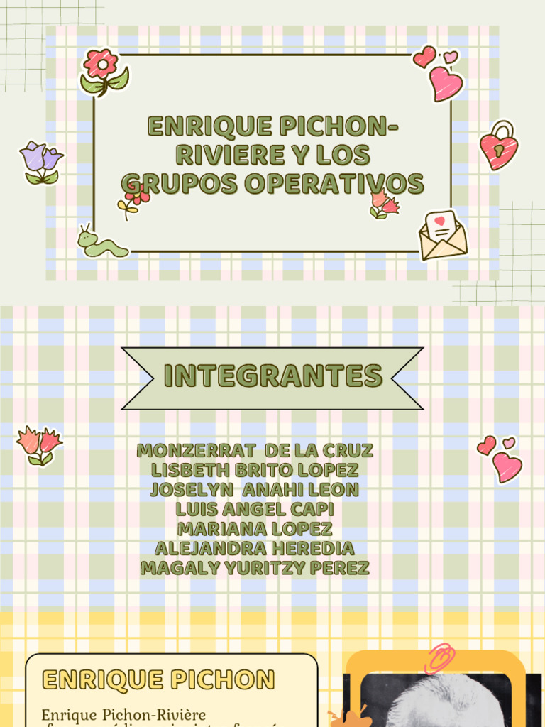Enrique Pichon-Rivière y Grupos Operativos | PDF | Cognición | Ciencias ...
