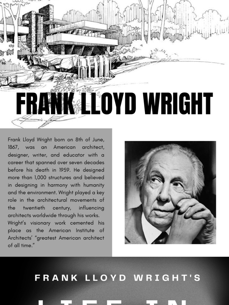 Frank Lloyd Wright | PDF | Environmental Design | Architectural Design