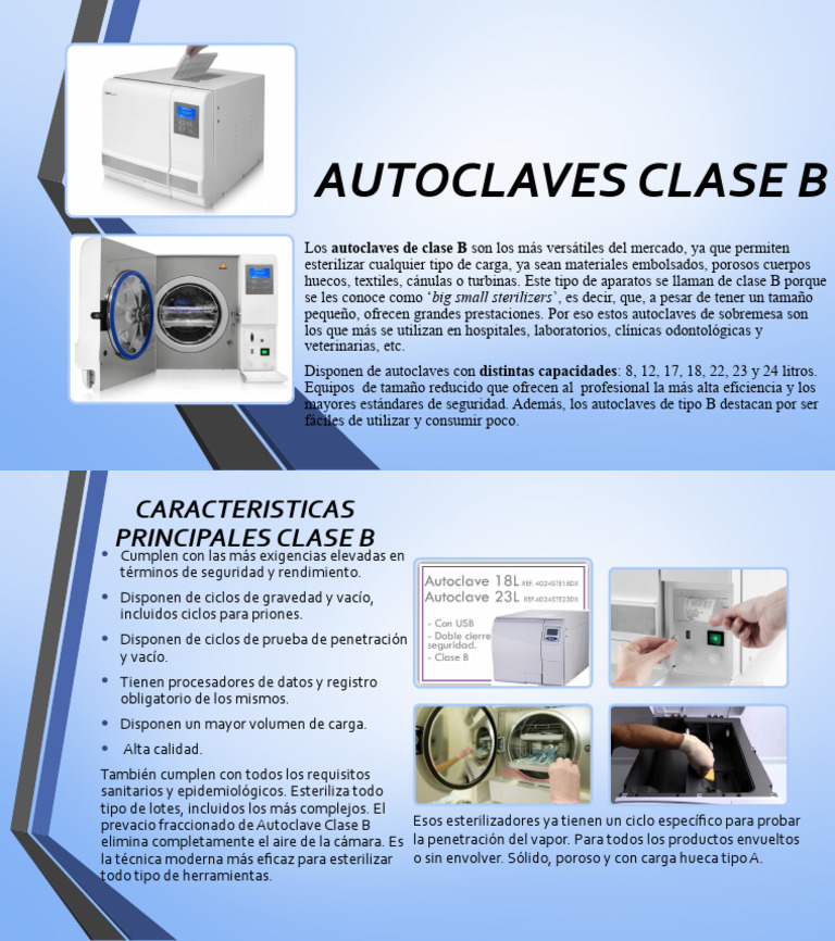 Autoclaves Clase b | PDF