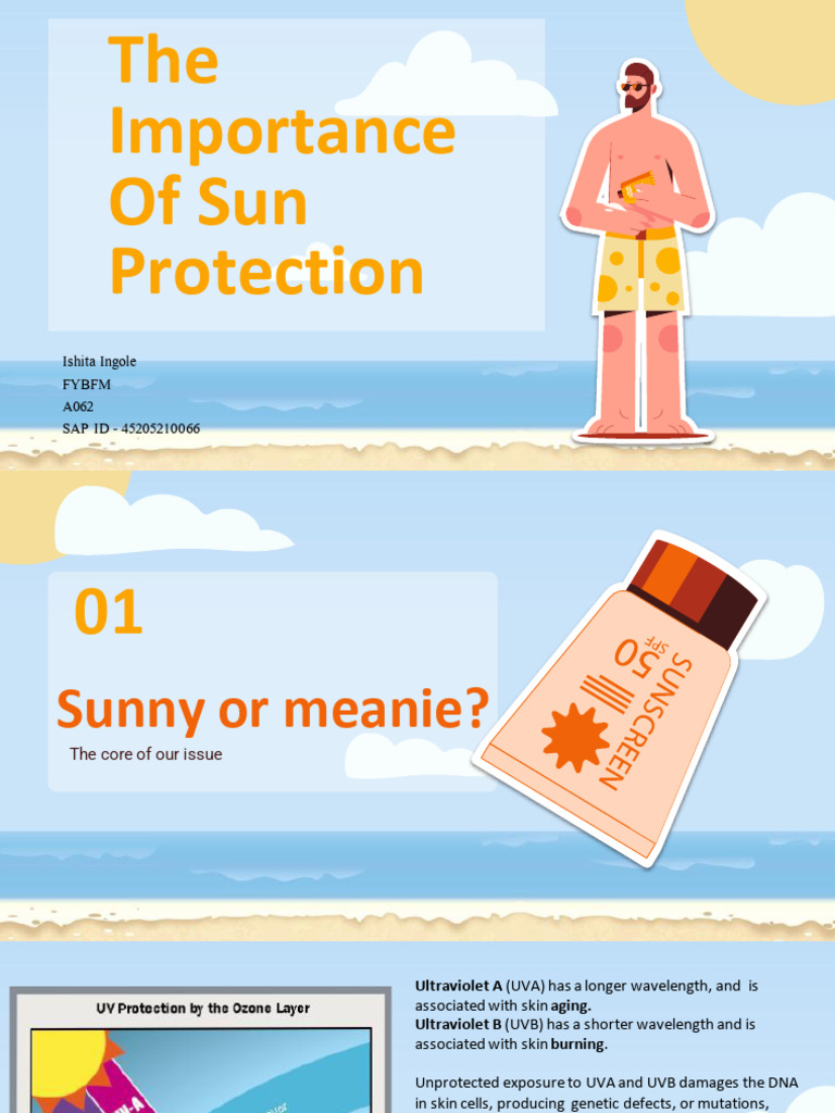 A062_FYBFM_Importance Of Sun Protection_Ishita Ingole | PDF | Sunscreen | Ultraviolet