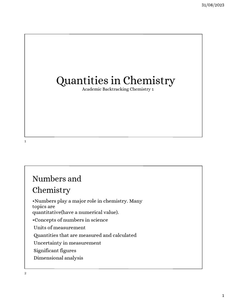Lec1 Backtracking PDF | PDF | Significant Figures | Mole (Unit) Lec1 Backtracking PDF | PDF | Significant Figures | Mole (Unit)