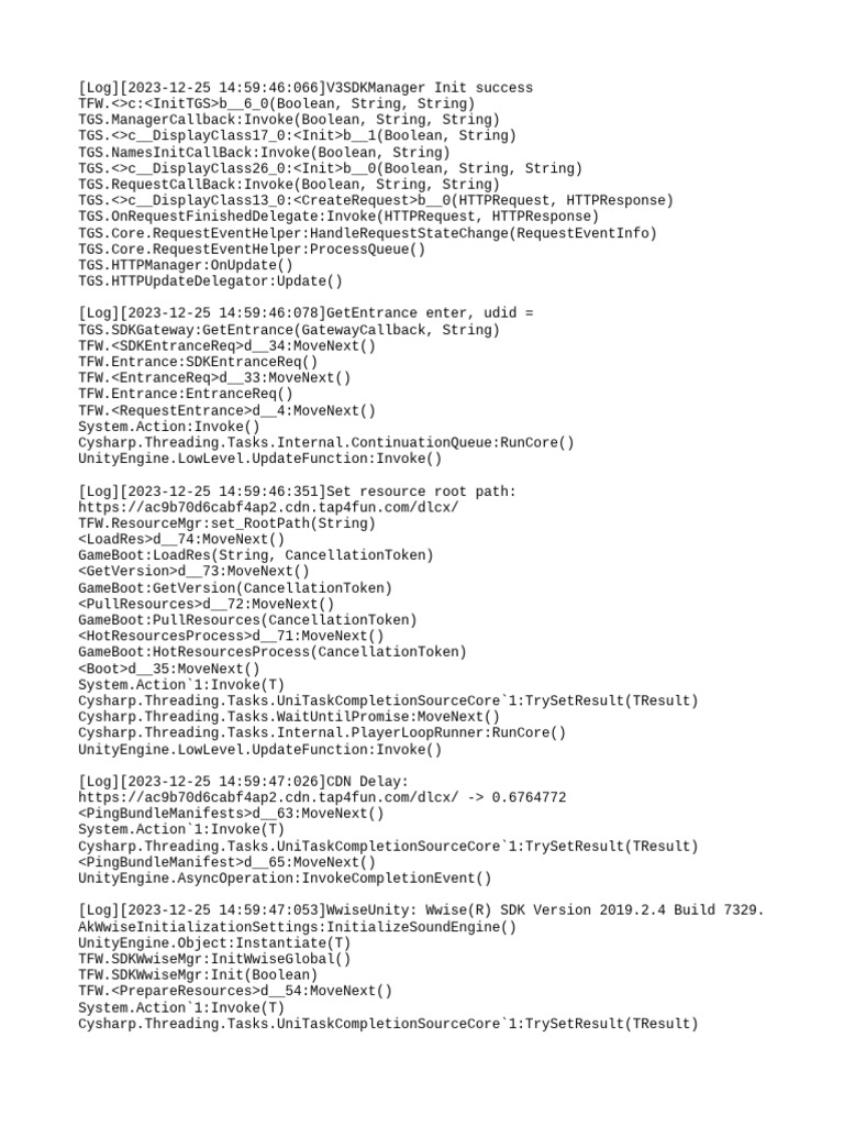 log-20231225 | PDF | Boolean Data Type | String (Computer Science)