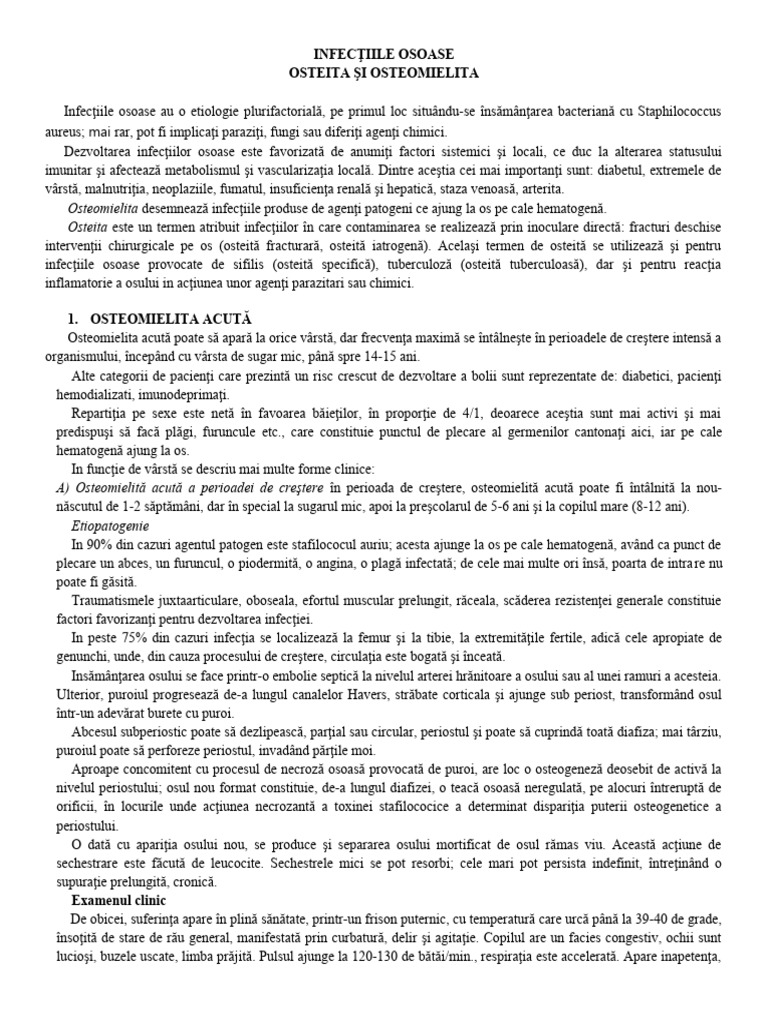 4.Osteite Si Osteomielite | PDF