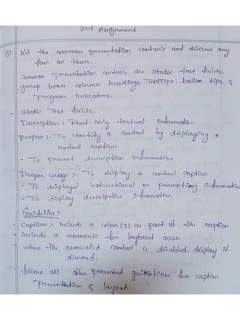 UID 3rd Assignment | PDF