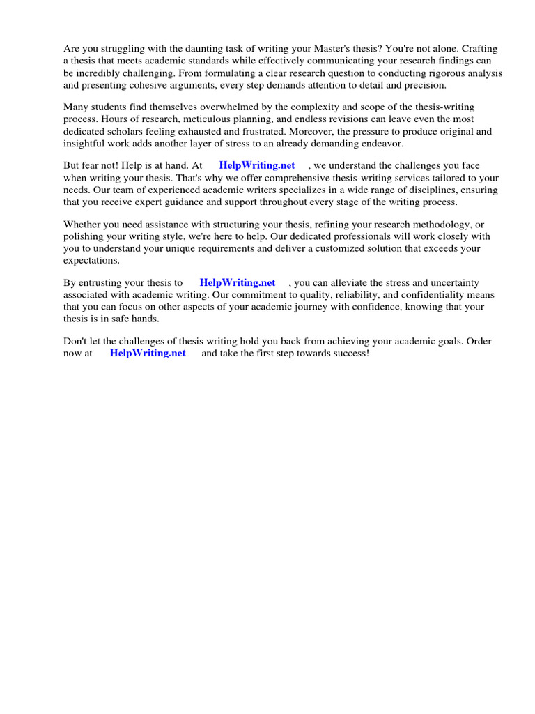 Ms Thesis Template | PDF