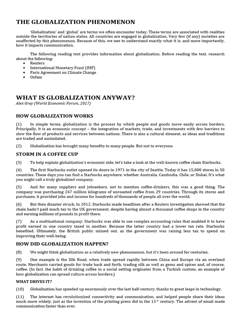 What Is Globalization | PDF