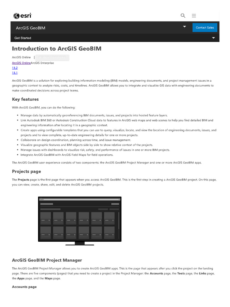 Introduction To ArcGIS GeoBIM | PDF