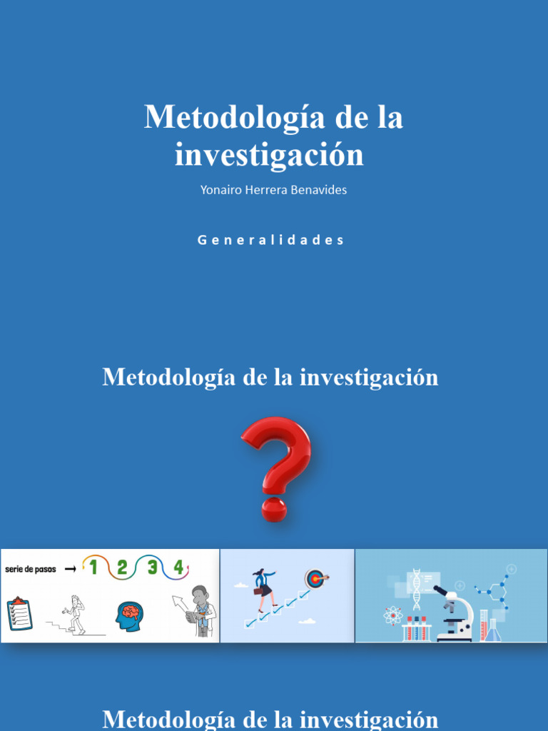 Introducción Metodología de La Investigación | PDF | Método científico | Experimentar