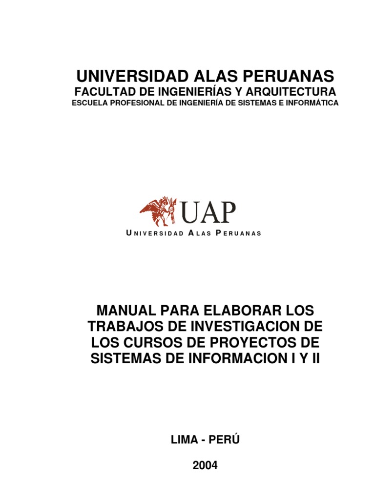 Manual Tesis UAP | PDF | Comillas | Diseño