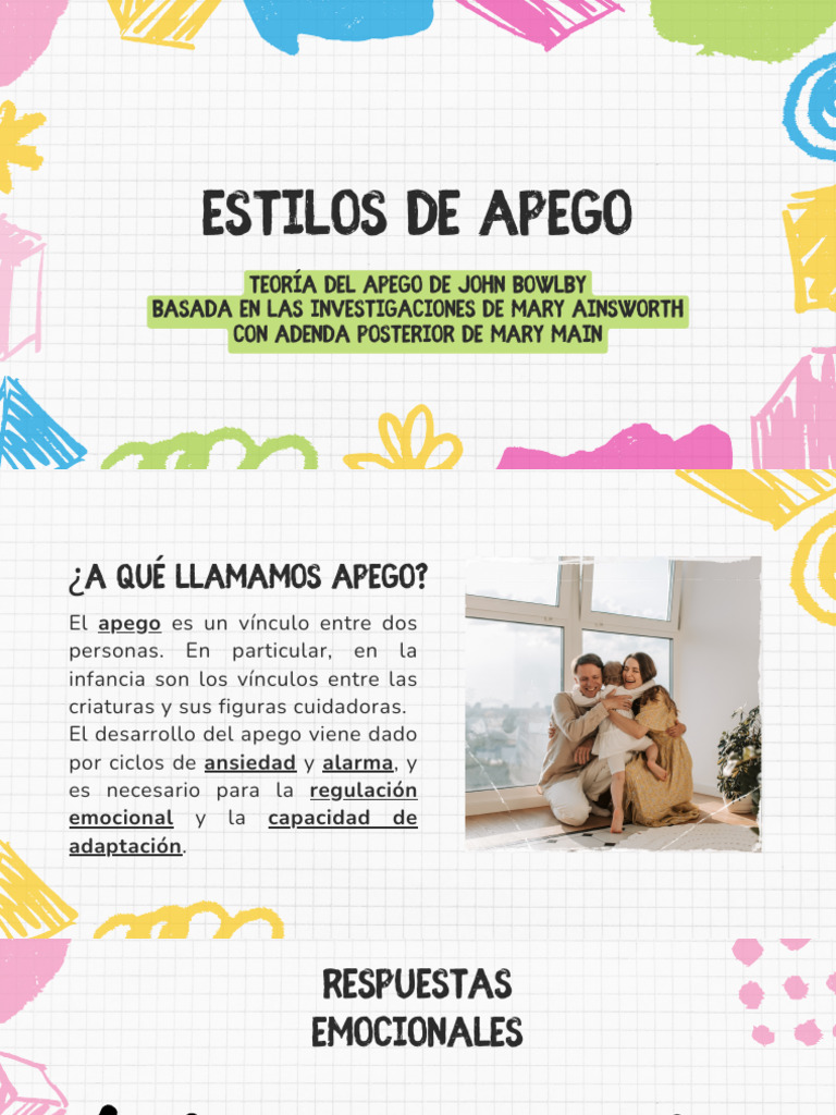 Estilos de Apego | PDF