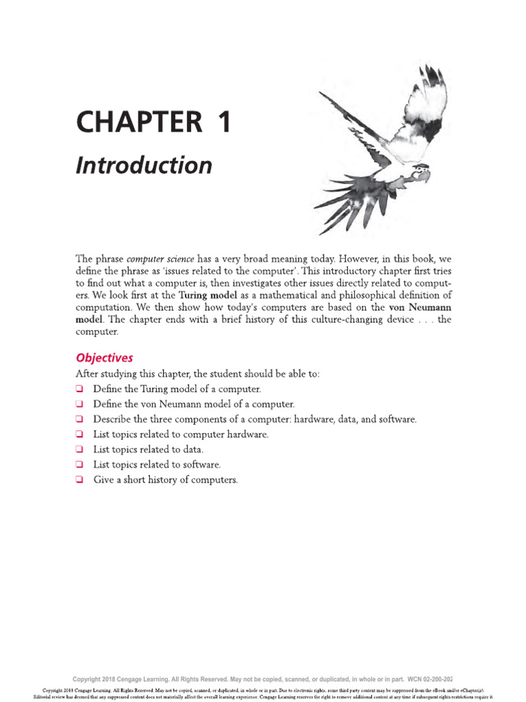 Foundations of Computer Science - ch1 | PDF