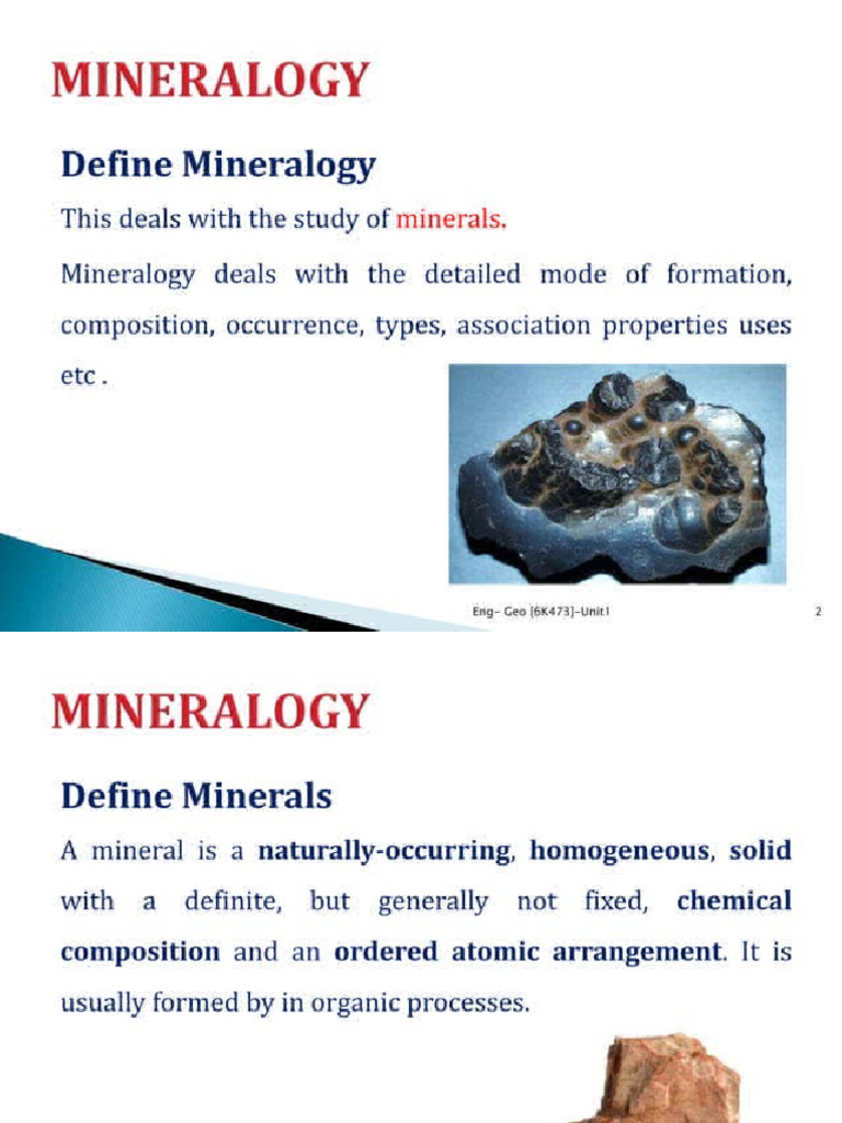 Mineralogy | PDF