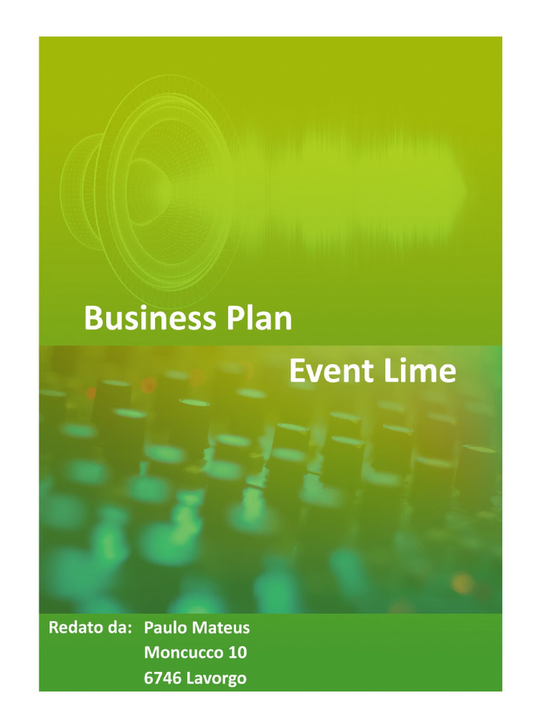 Business Plan Event Lime | PDF