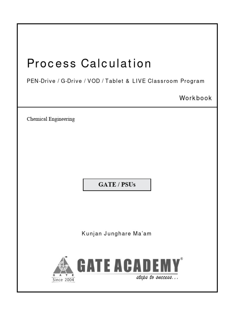 Process Calculation - Compressed | PDF