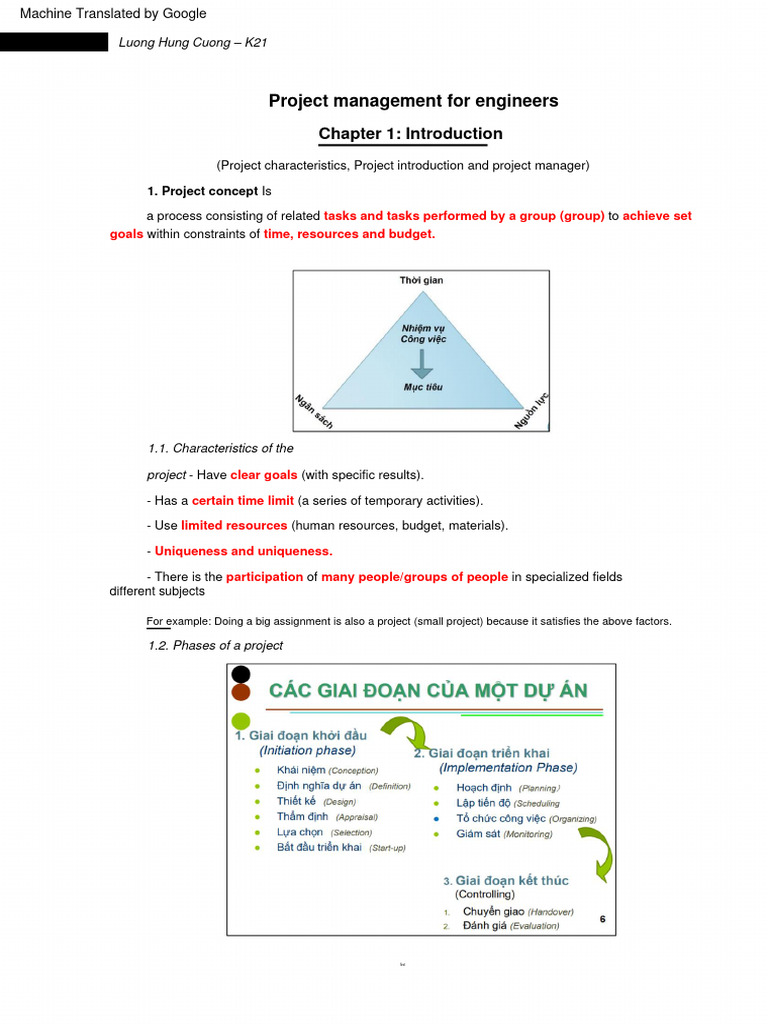 PM Translate | PDF | Organizational Structure | Project Management