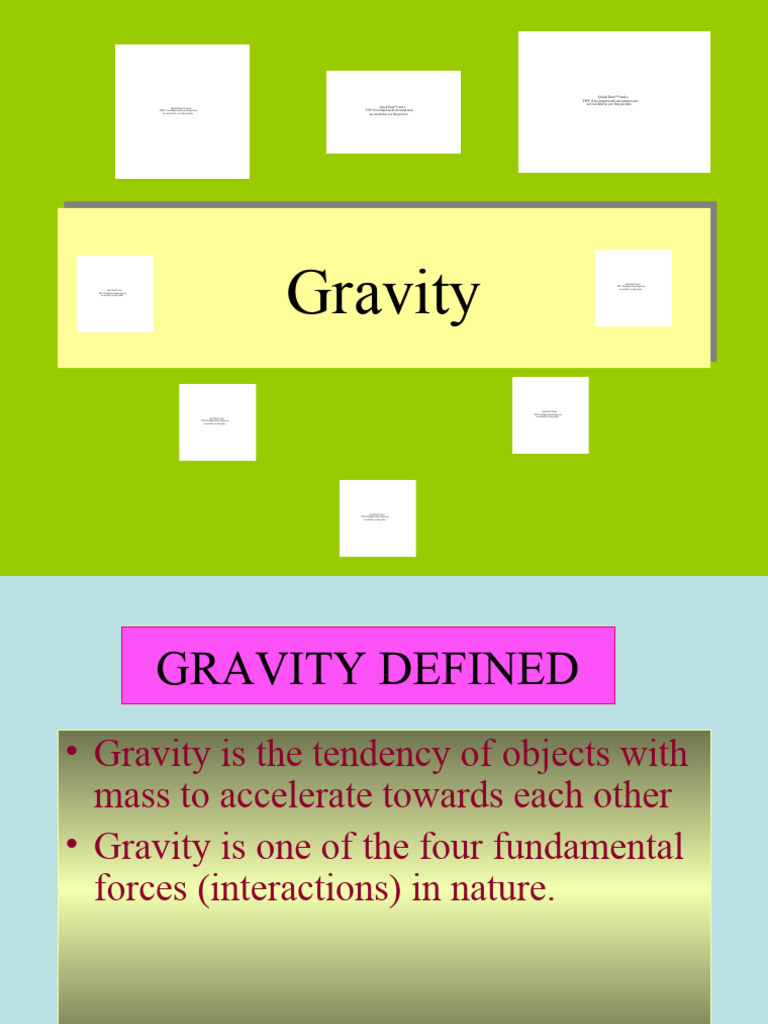 Gravity | PDF | Gravity | Weight