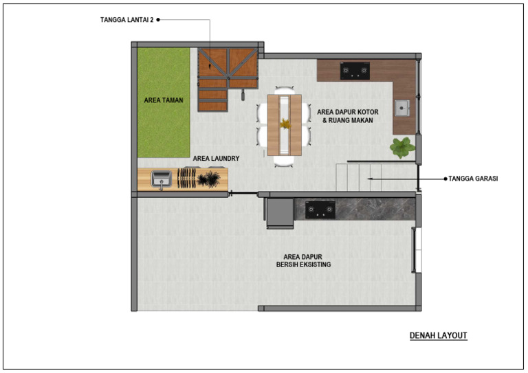 Denah Layout Revisi | PDF