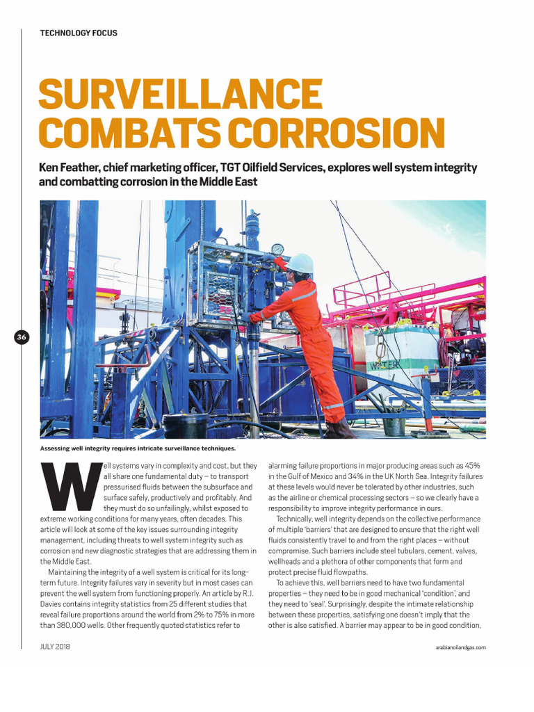 TGT Oil Gas Middle East Published Article July 2018 | PDF