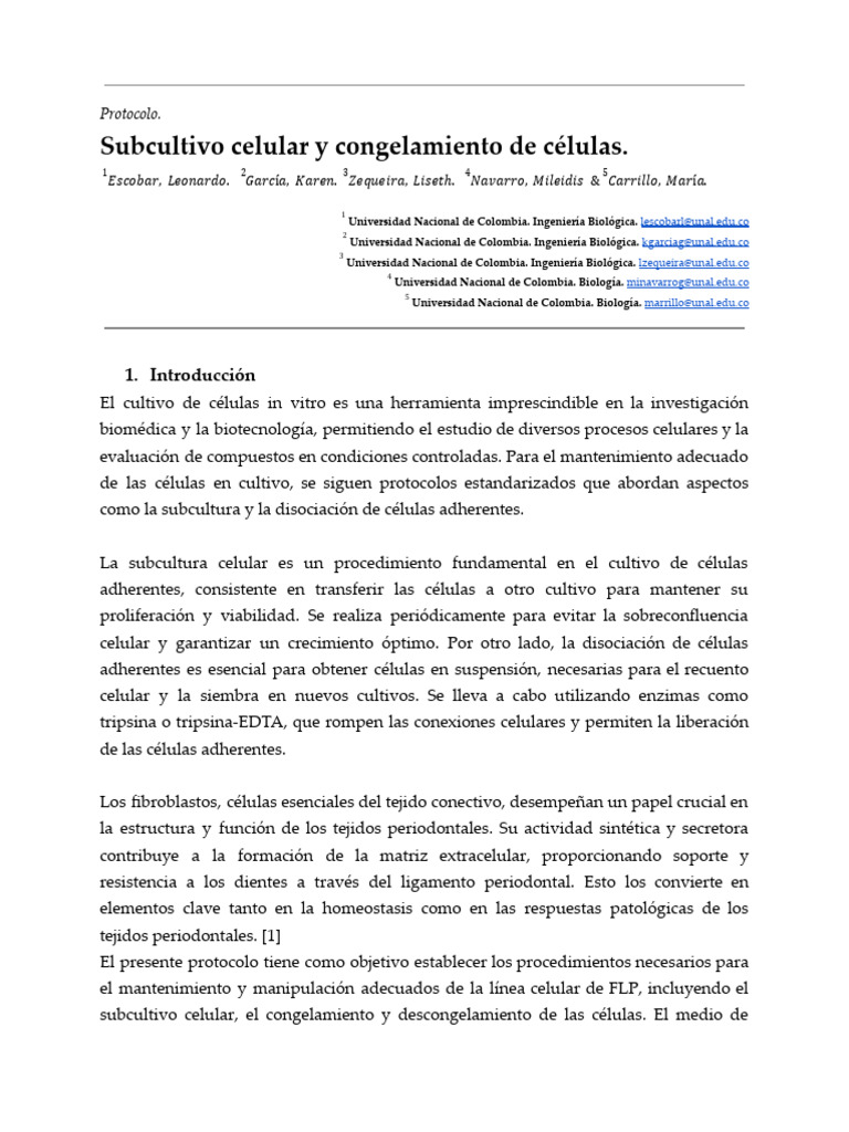 Protocolo A1. | PDF