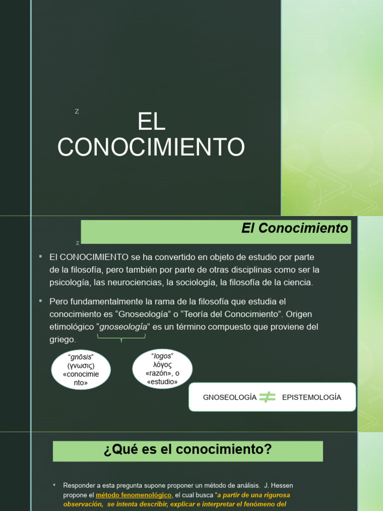 El Problema Del Conocimiento Humano | PDF | Ciencia y matemáticas