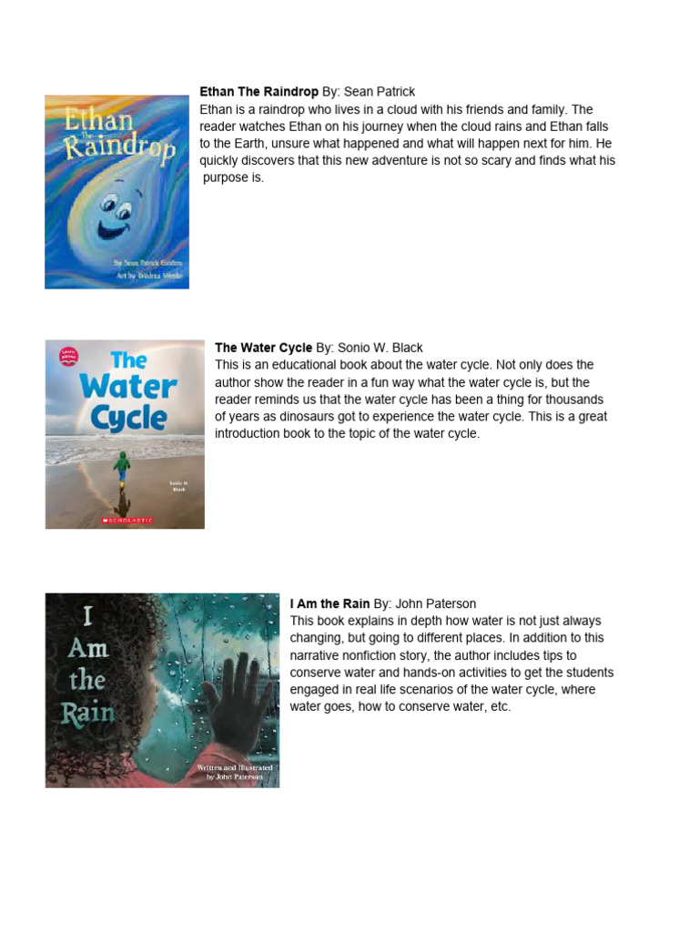 Rain To Drain Text Set 1 | PDF