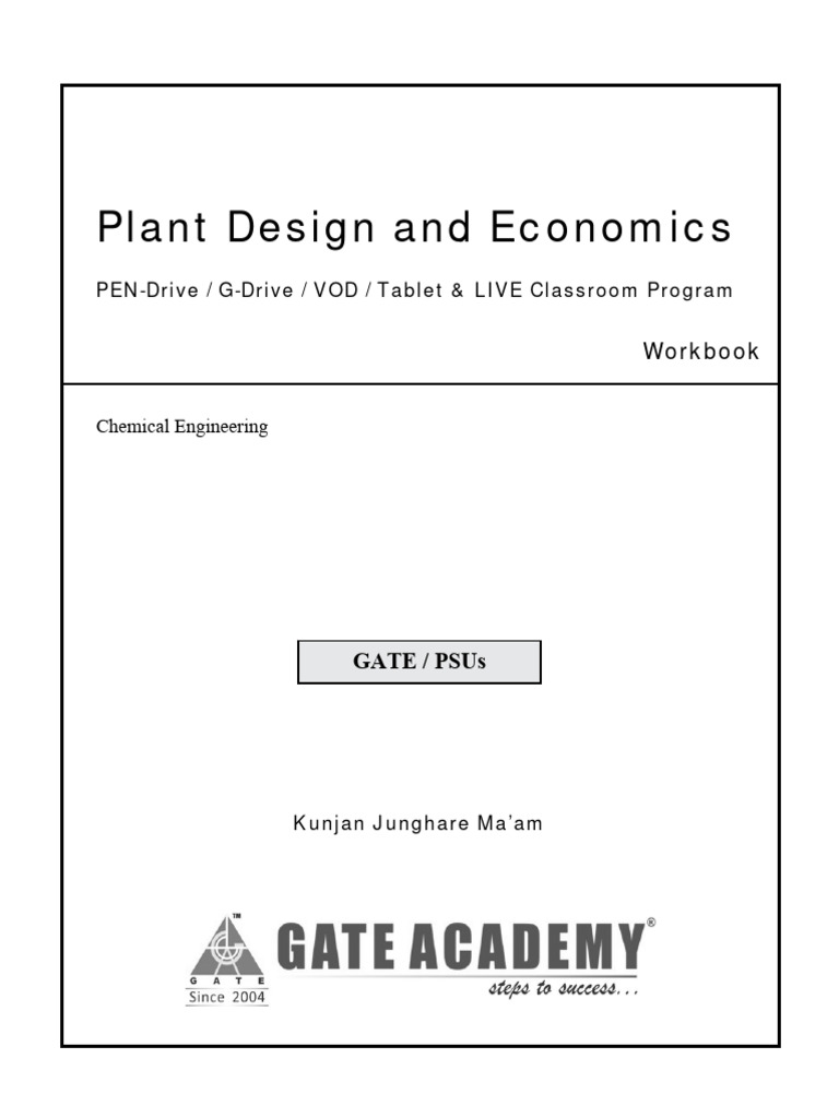 Plant Design & Economics - Compressed | PDF | Depreciation | Present Value
