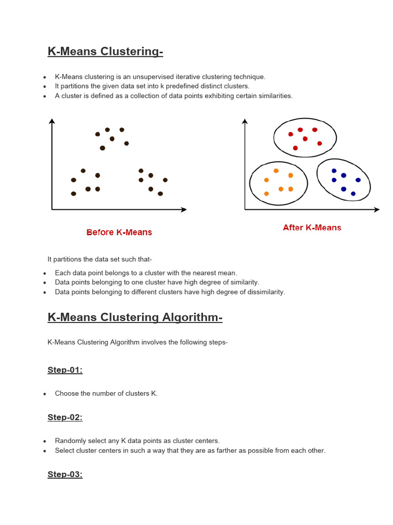 K-Means Method | PDF