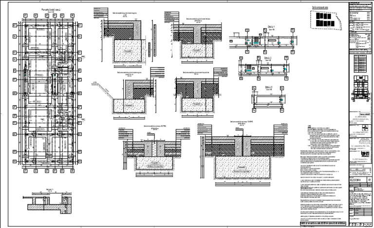 T4-A - R00 - 002 - Plan Cofraj Fundatii 5 | PDF