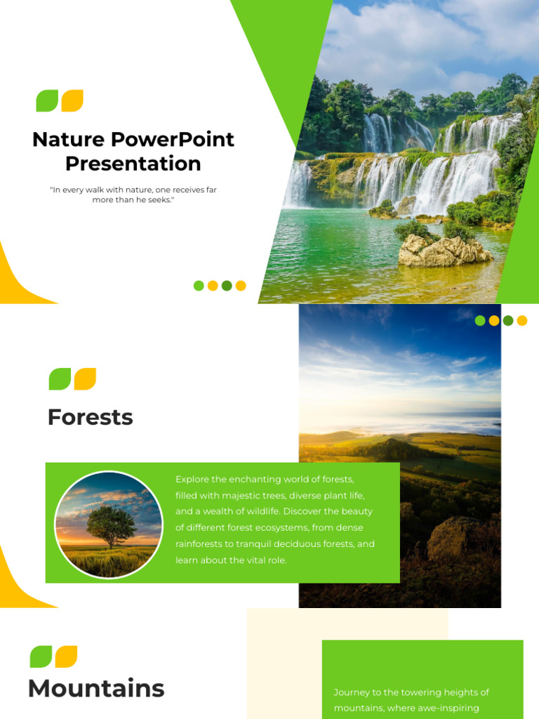 SlideEgg 41869 Nature Presentation Templates | PDF | Desert | Forests
