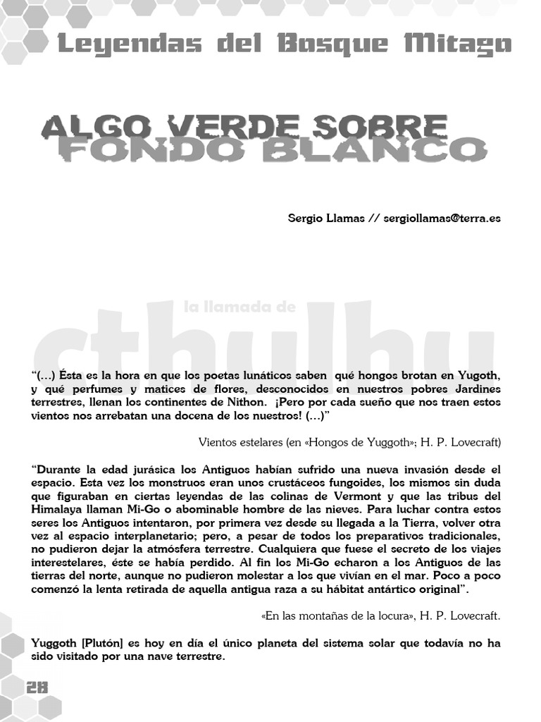 Algo Verde Sobre Fondo Blanco | PDF