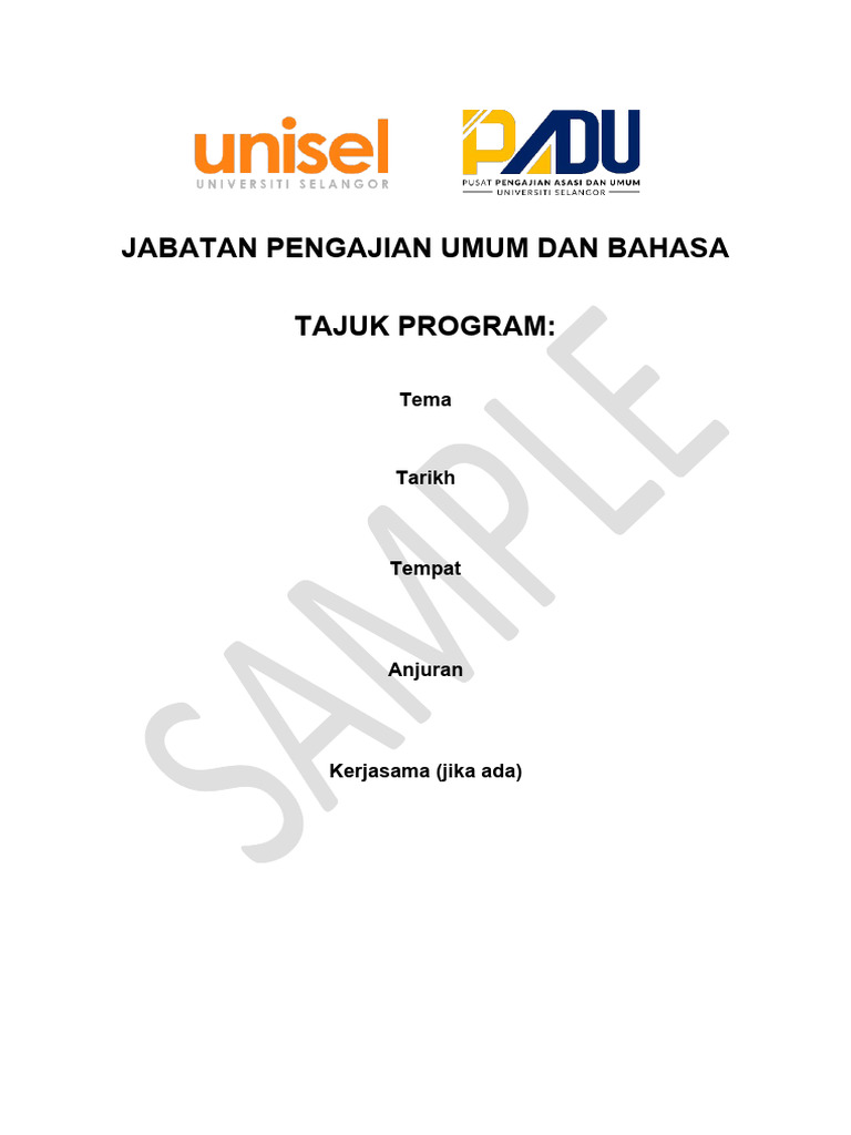 Template Kertas Kerja MPU | PDF