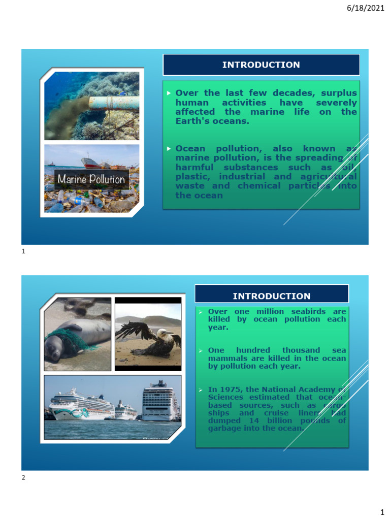 Introduction To Marpol Handout | Download Free PDF | Oil Tanker | Oil Spill