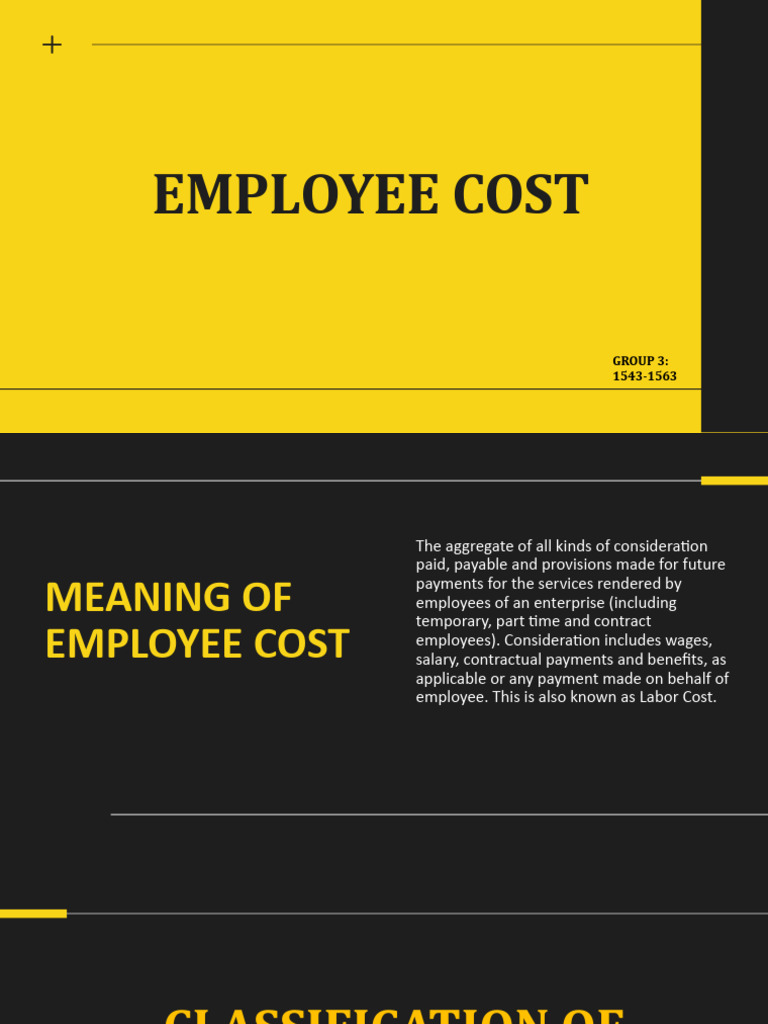 Understanding Employee Cost and Productivity | PDF | Employment ...