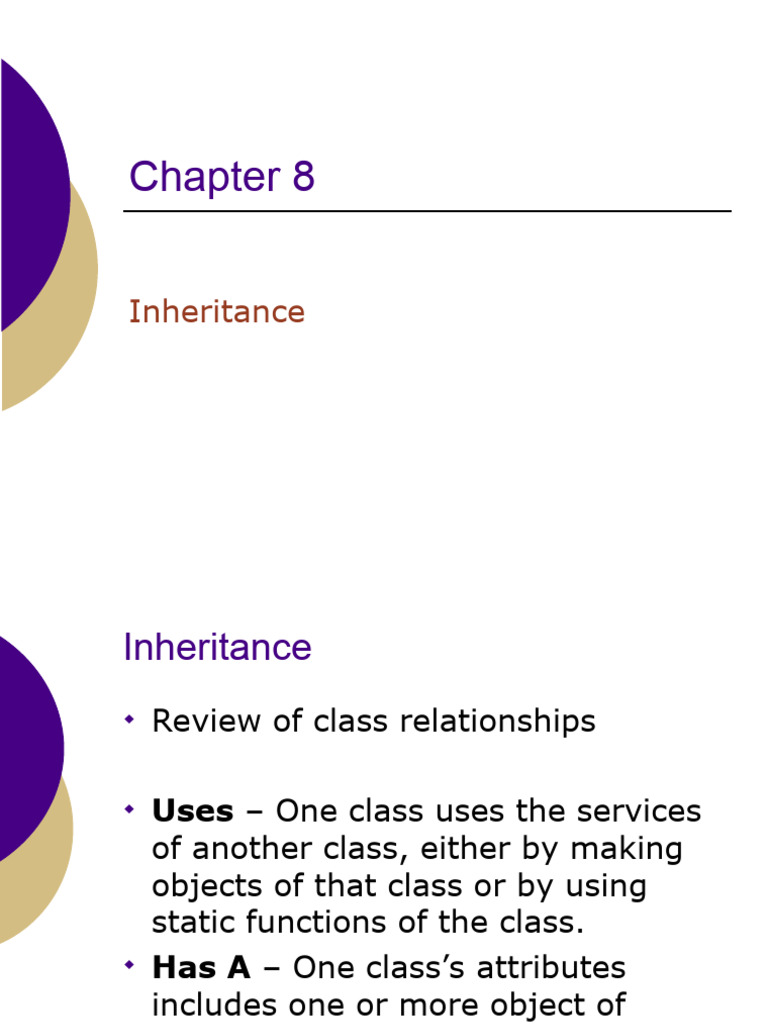 Inheritance Pdf Inheritance Object Oriented Programming Class
