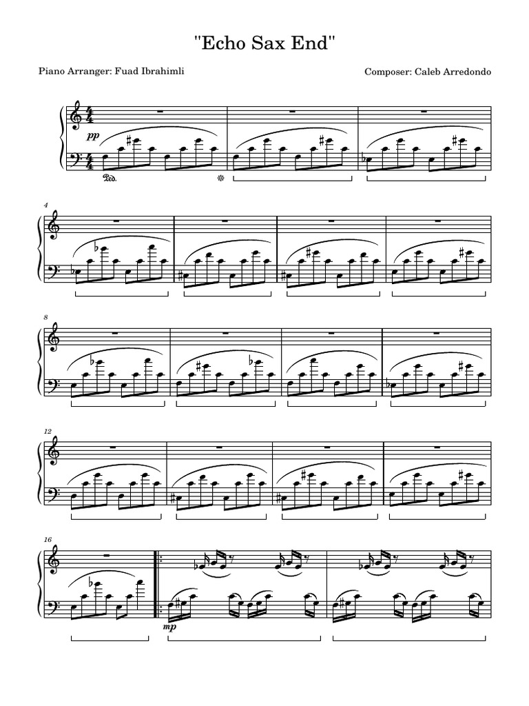 Echo Sax End | PDF