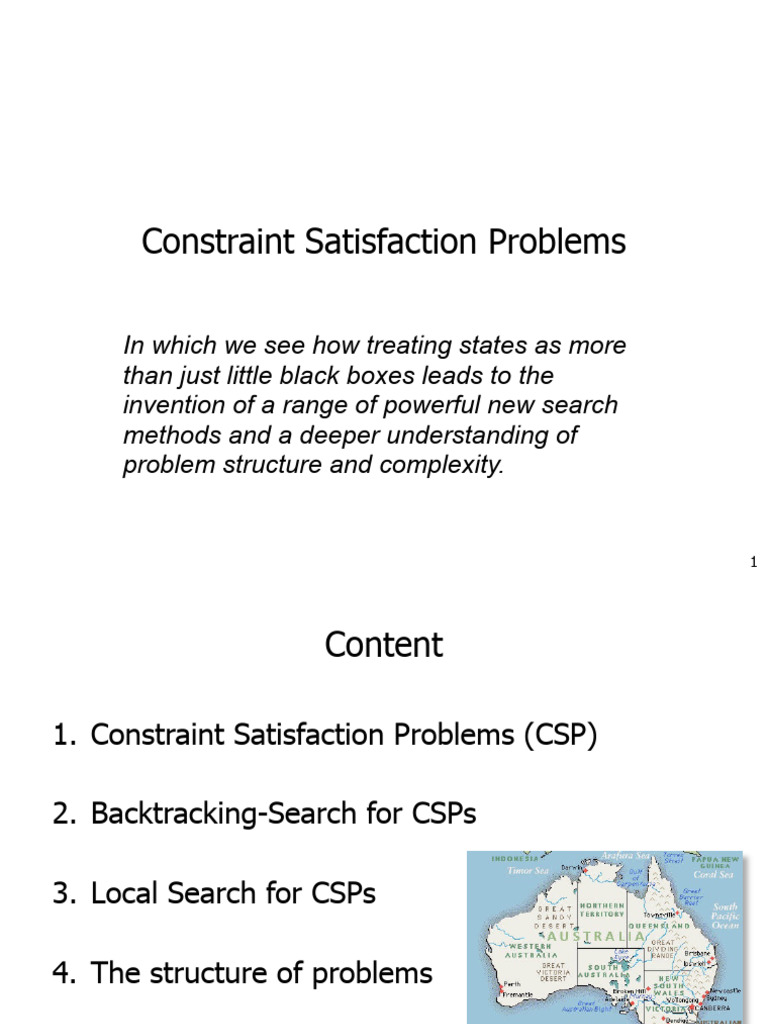 Constraint Satisfaction Problems | PDF | Algorithms | Mathematical Analysis