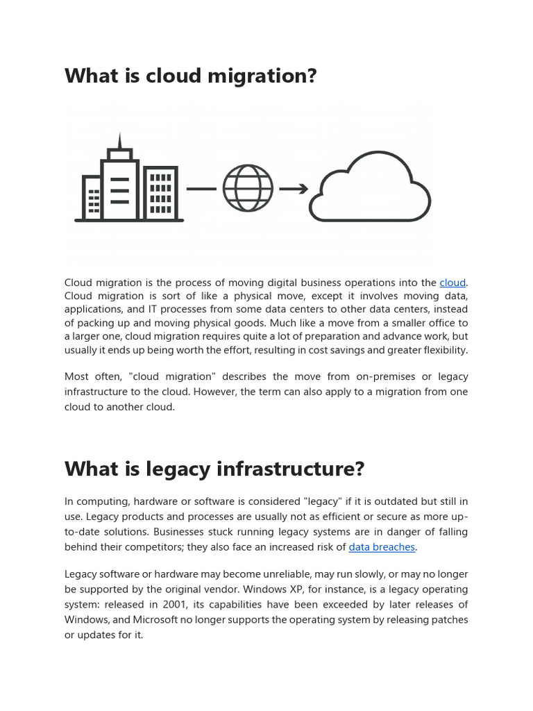 Cloud Data Migration Pdf Cloud Computing Scalability