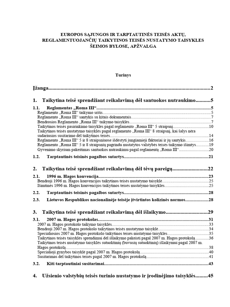 Taikytinos Teises Apzvalga 2016 | PDF