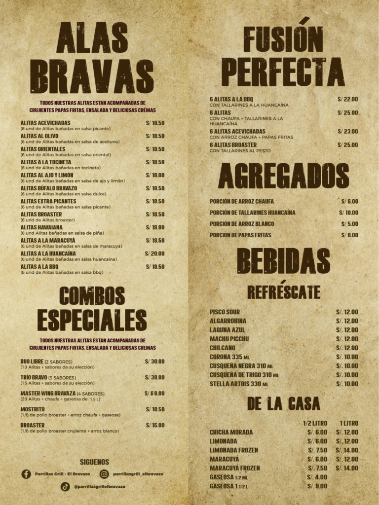 Alas Bravas 2024 Carta | PDF