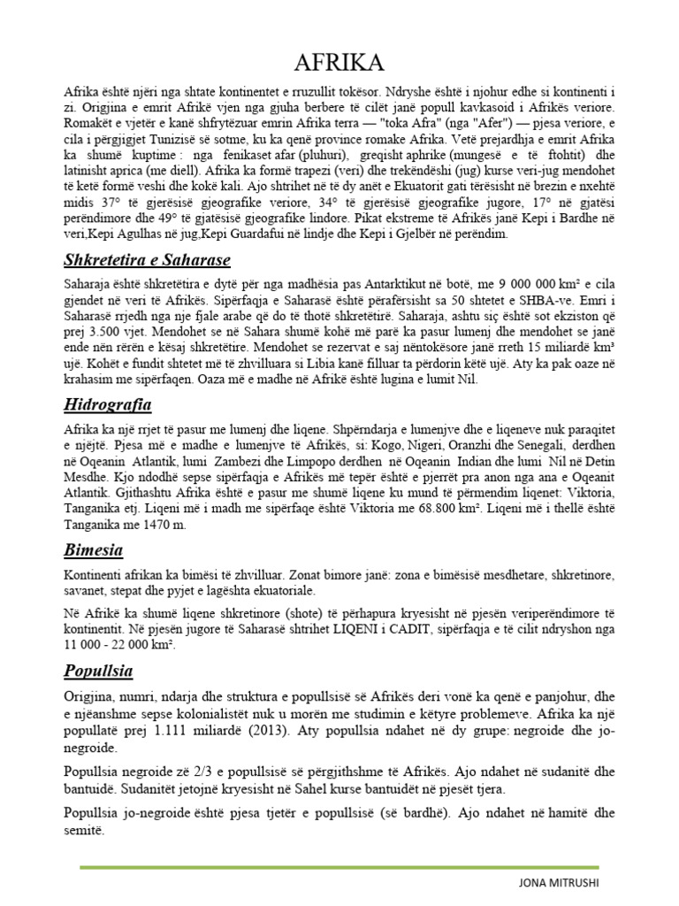 Afrika | PDF