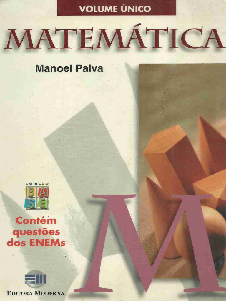Matemática - Volume Único - Manoel Paiva | PDF