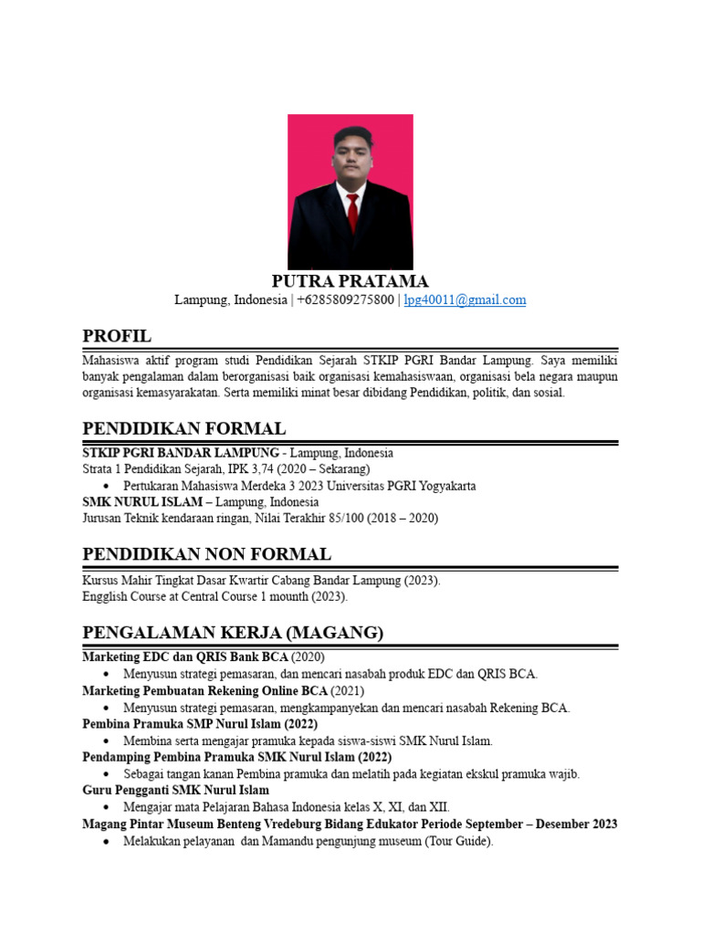 CV Putra Pratama | PDF