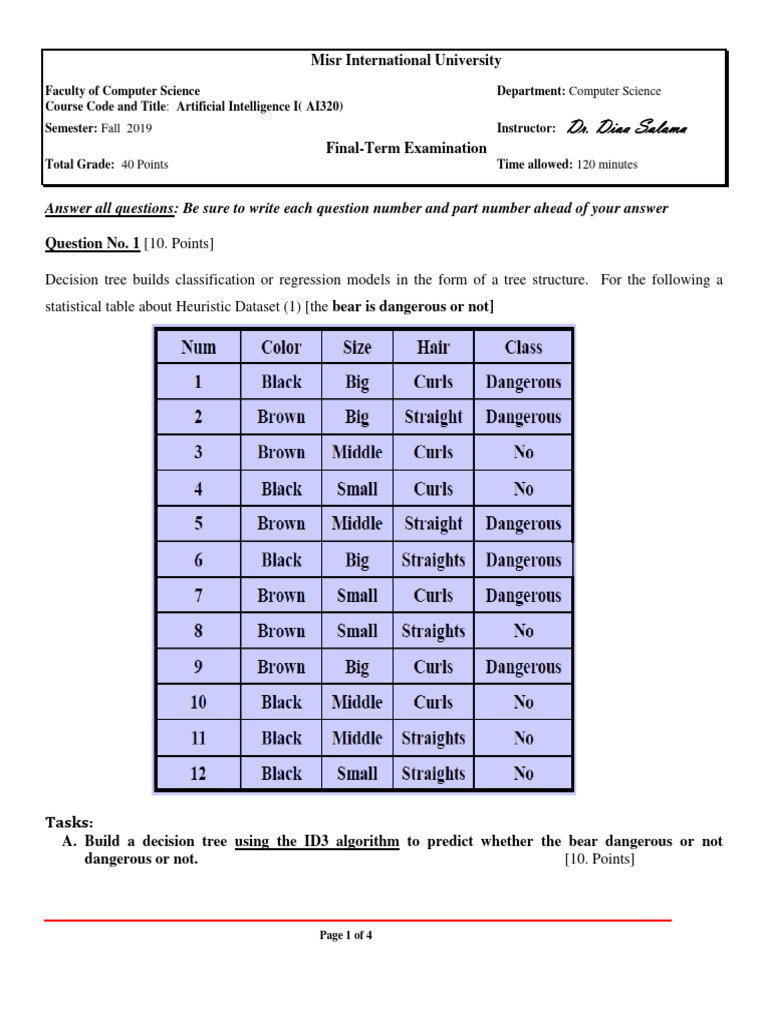Final Fall 2019 | Download Free PDF | Cluster Analysis | Applied Mathematics