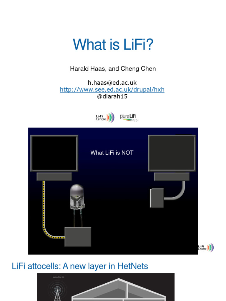 What Is LiFi PDF | PDF | Wi Fi | Electricity