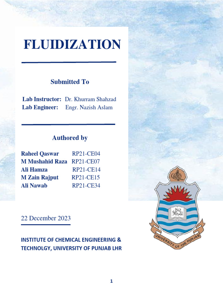 Open Ended Lab | PDF | Fluidization | Density